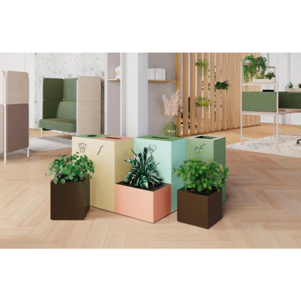 Mobile Office Recycling Bins | Office Bins With Wheels | Waste Bins