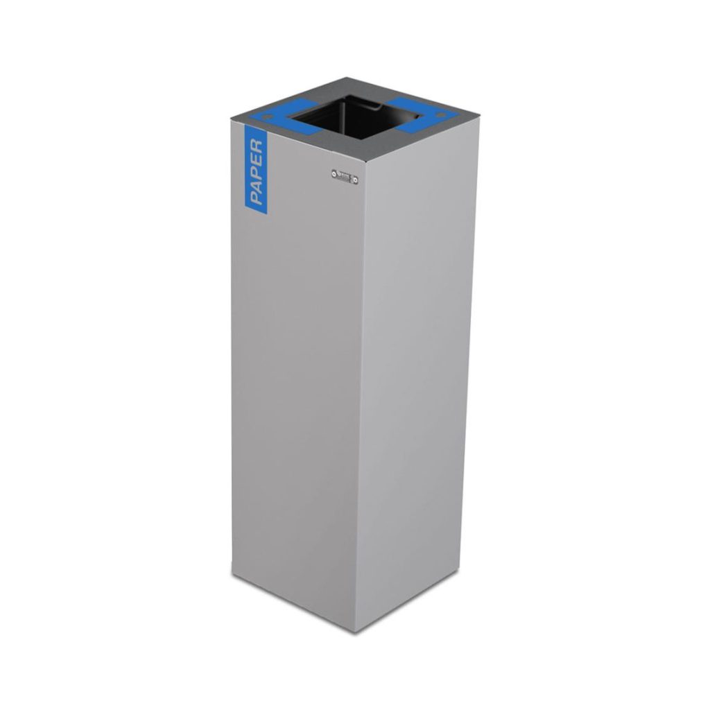 3 Section Recycling Bin | Office Recycling Bin | Office Waste Bins