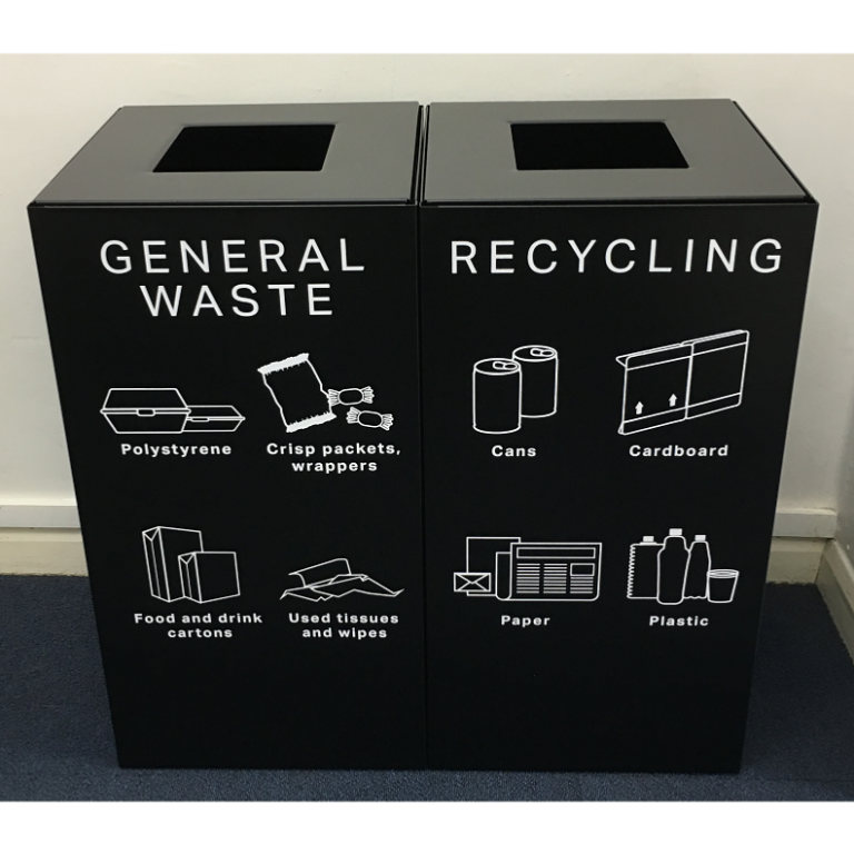 Office Recycling Bin Stickers | Bin Stickers To Indicate Waste